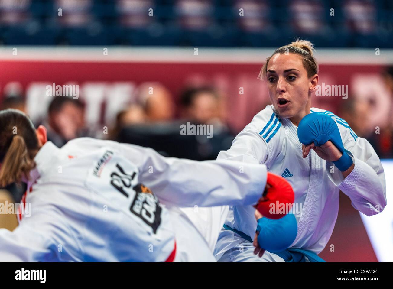 Silvia Semeraro (ITA) and Wiktoria Grejner (POL) Female Kumite -68 Kg ...
