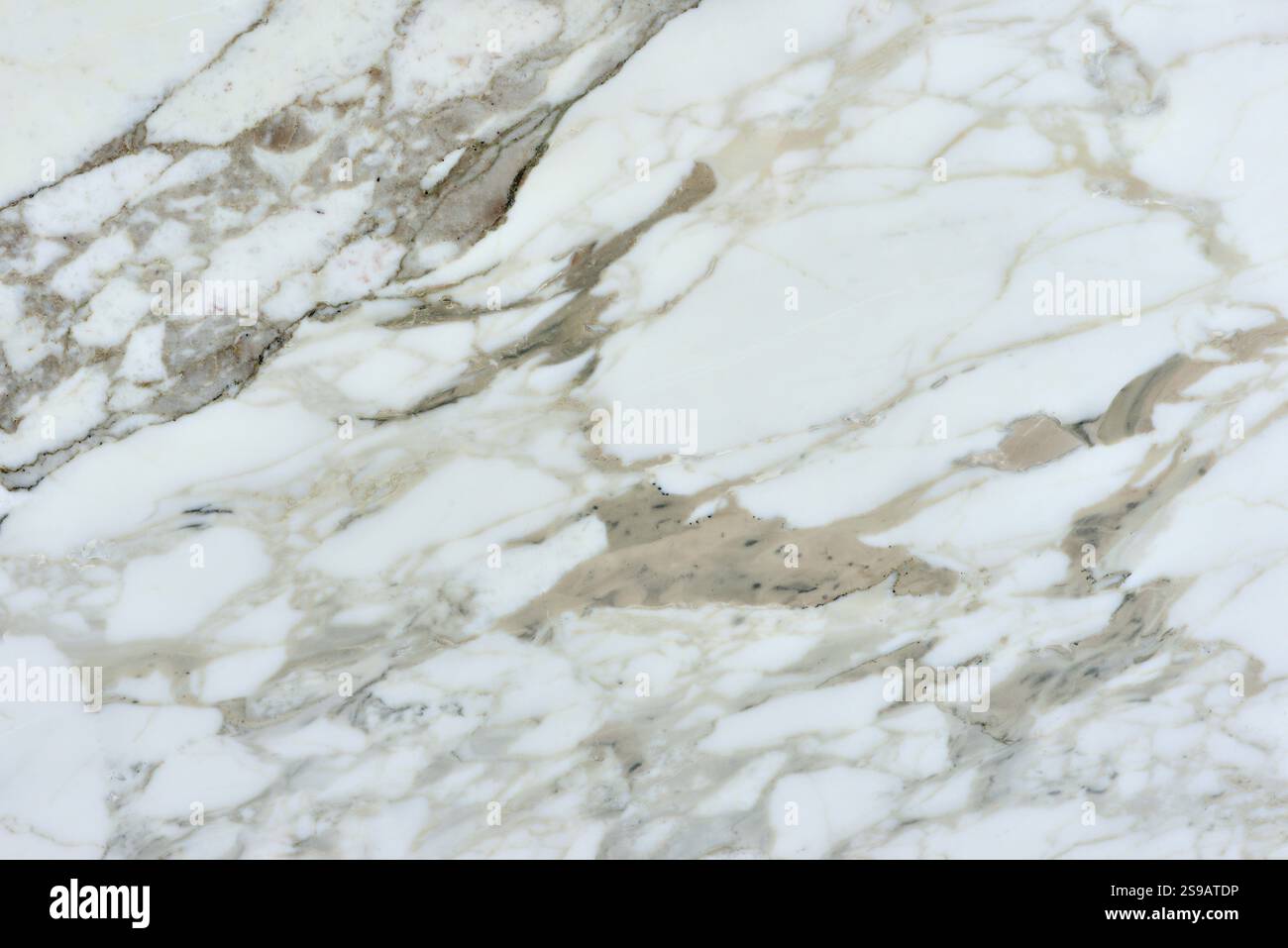 Natural pattern of marble white and grey colour polished disc mineral ...