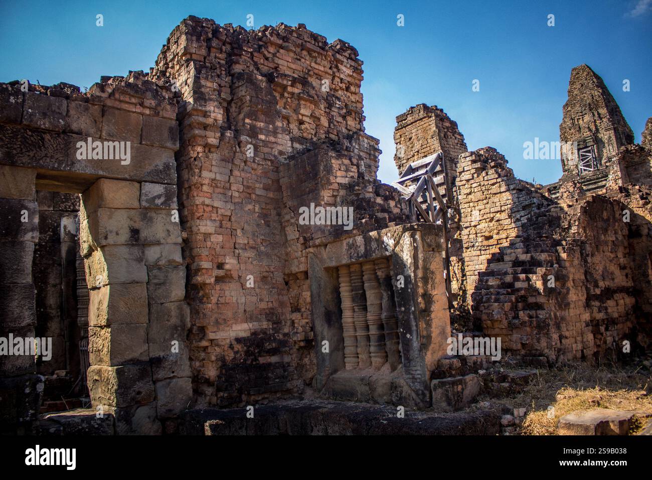 Siem reap, Cambodia, January 21, 2025 Architecture of Pre Rup temple at ...