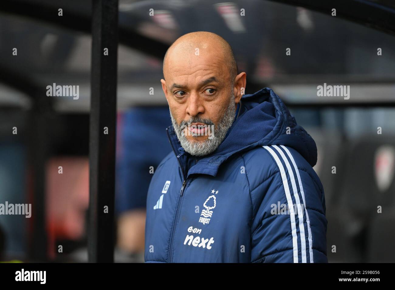 Nuno Espirito Santo, Nottingham Forest head coach during the Premier ...