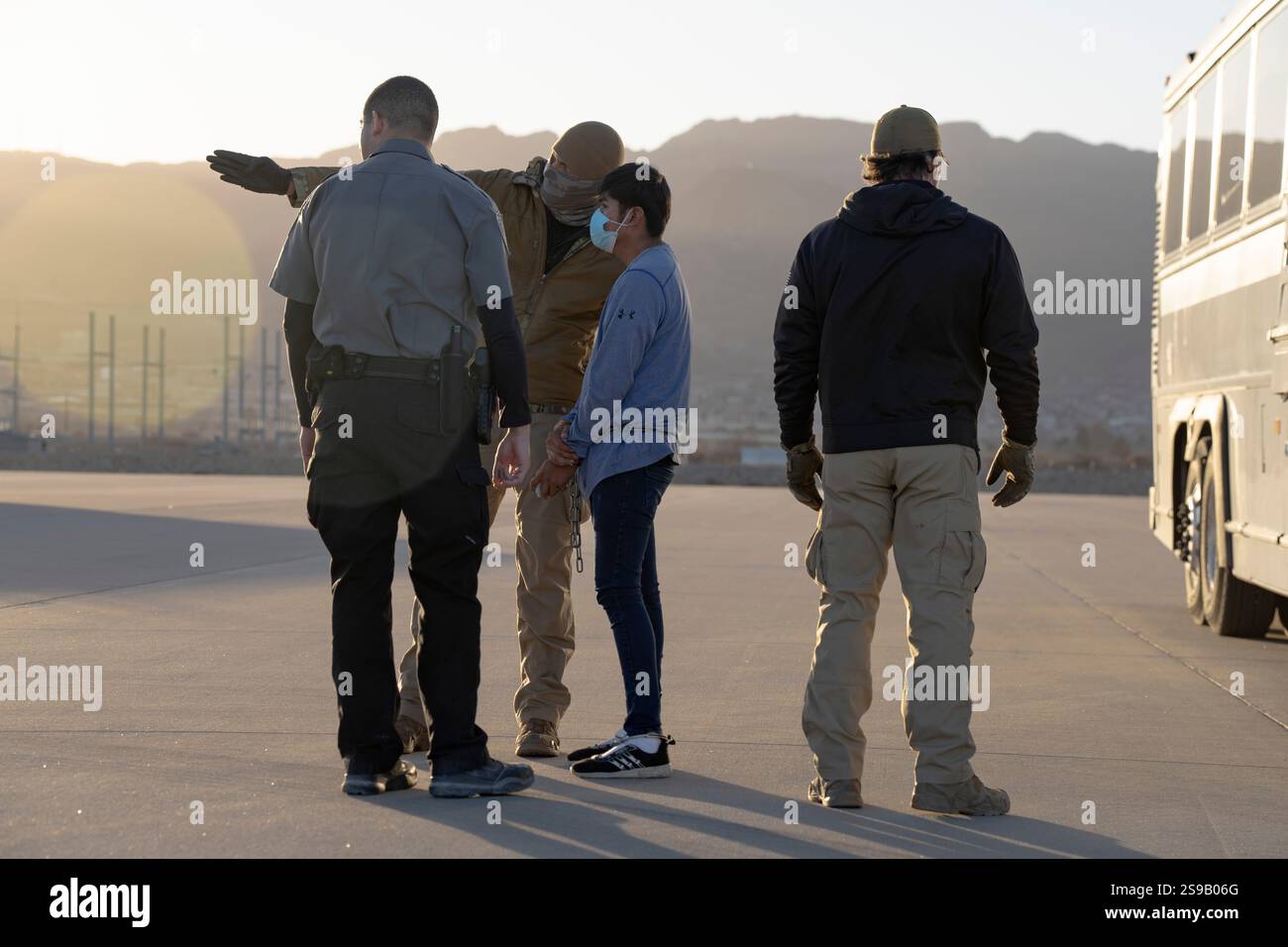 El Paso, United States. 23 January, 2025. U.S. Customs and Border ...