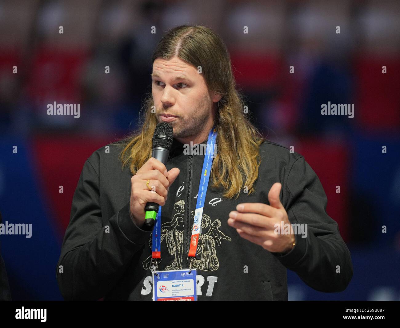25 January 2025, Denmark, Herning: Handball: World Championship, press ...