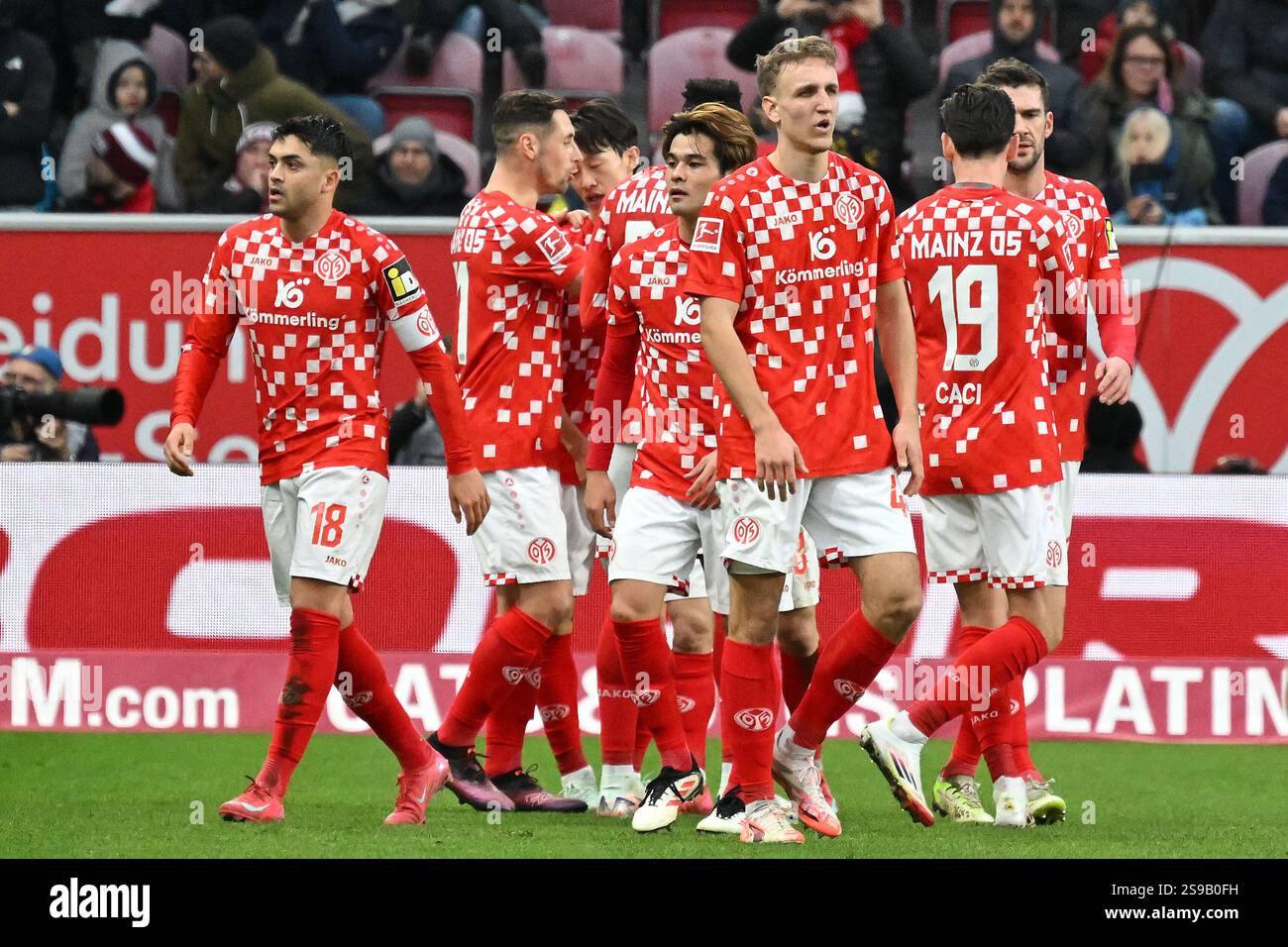 Fussball 1. Bundesliga 19. Spieltag 1. FSV Mainz 05 - VfB Stuttgart am ...