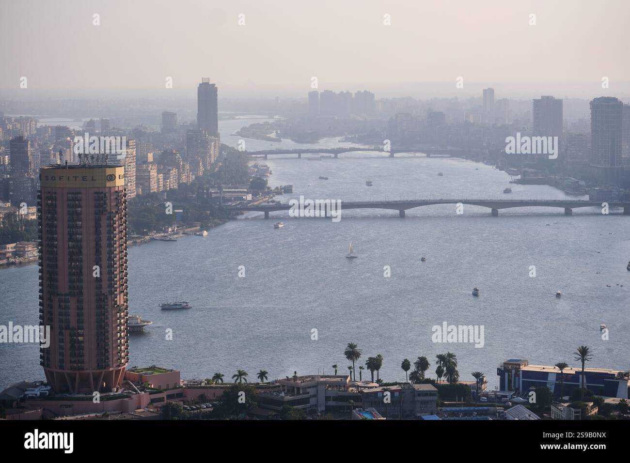 Cairo city panorama Stock Photo - Alamy