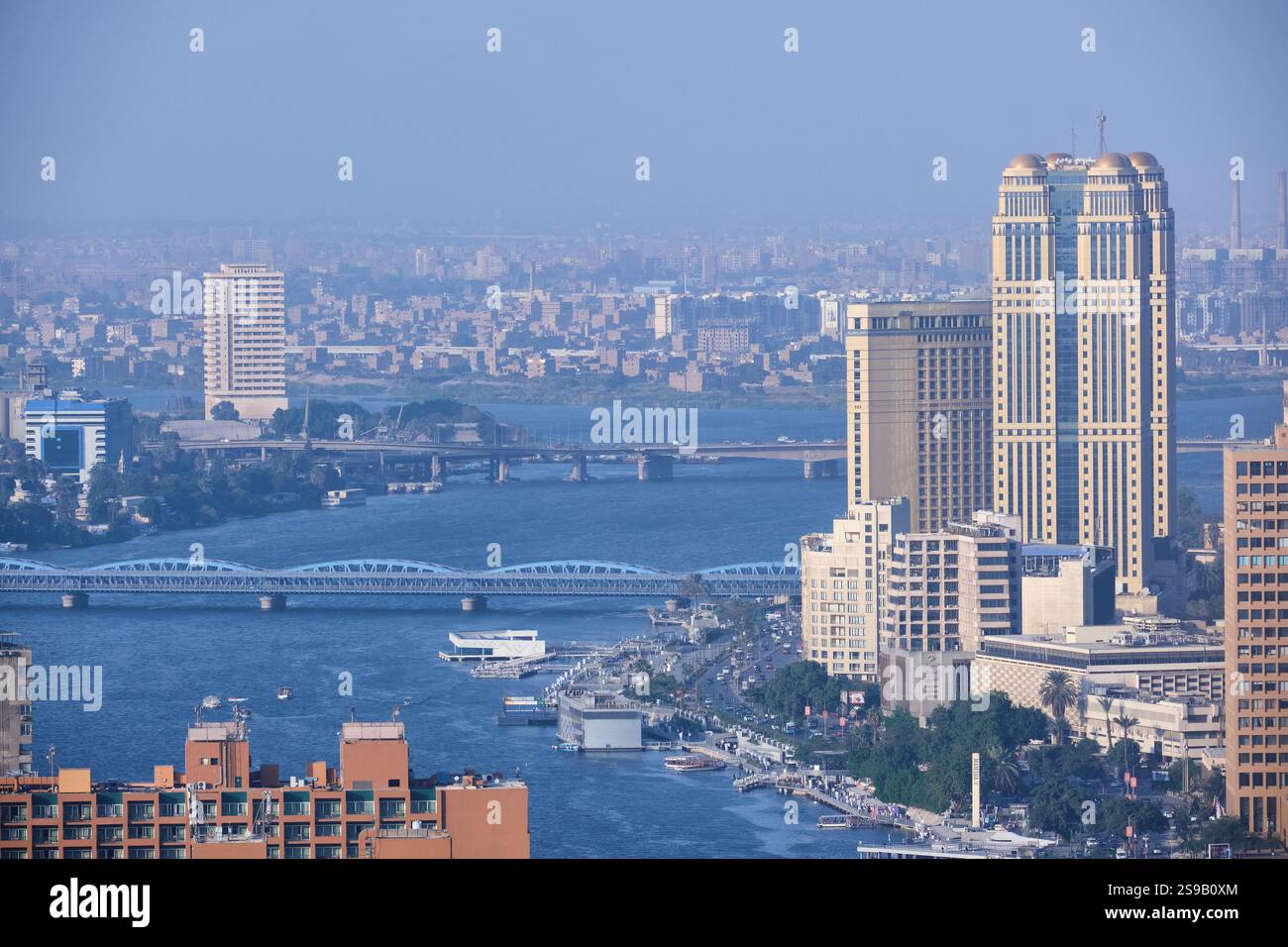 Cairo city panorama Stock Photo - Alamy