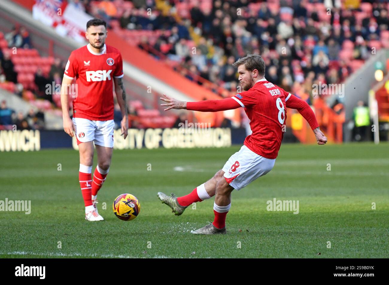 London, England. 25th Jan 2025. Luke Berry during the Sky Bet EFL ...