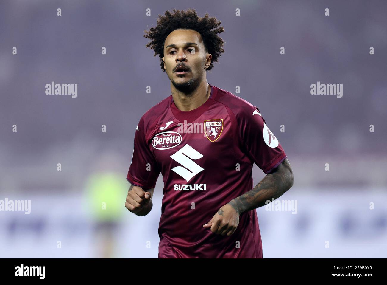 Valentino Lazaro of Torino Fc looks on during the Serie A match ...