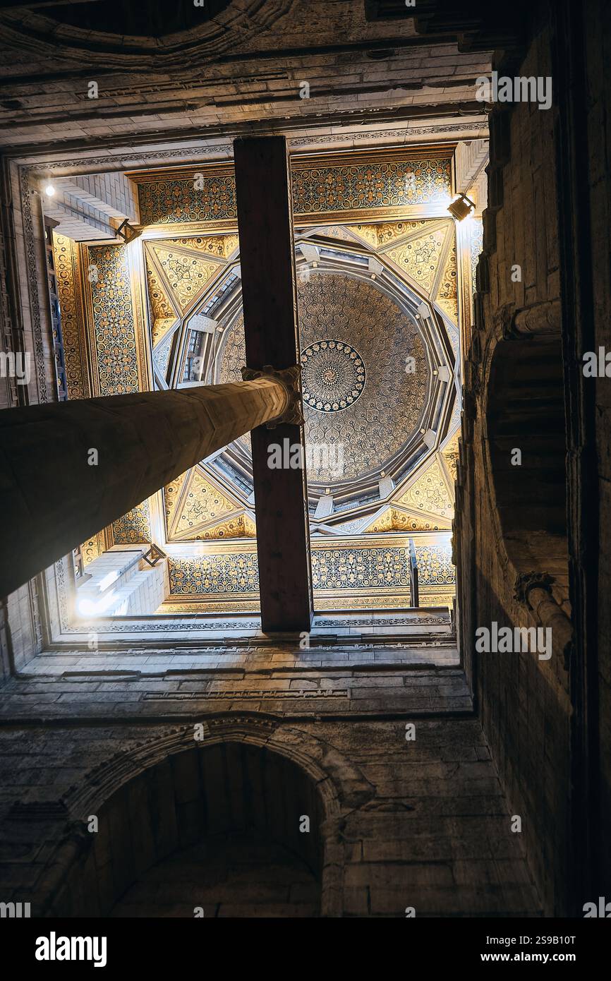 Nilometer on Roda Island, Cairo Stock Photo - Alamy