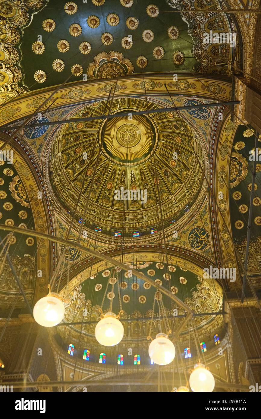 Interior of Alabaster Mosque Stock Photo - Alamy