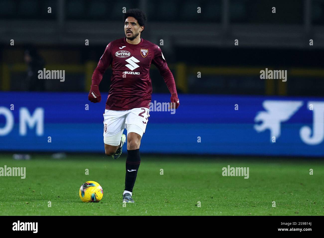Saul Coco of Torino Fc in action during the Serie A match beetween ...