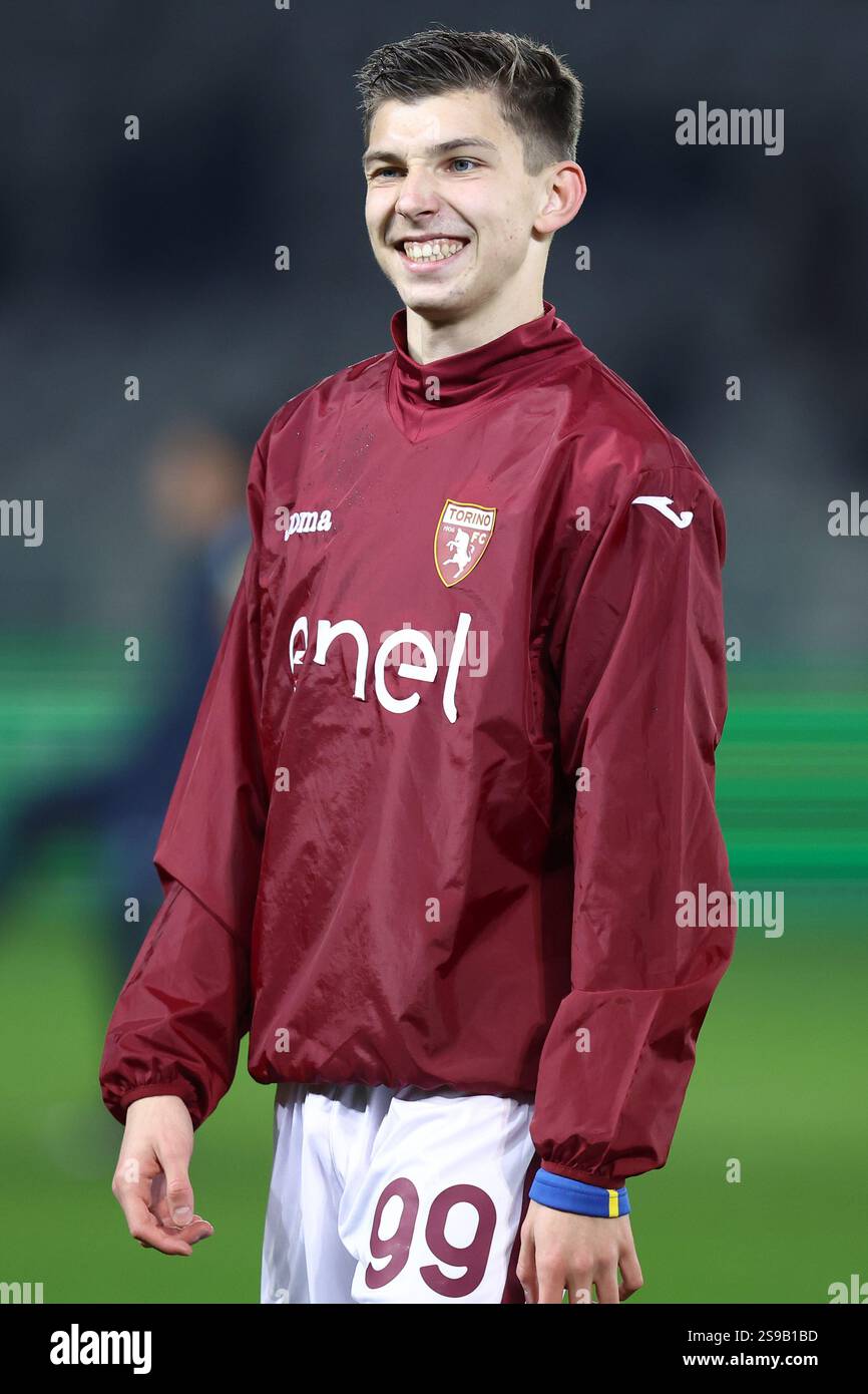 Demian Yesin of Torino Fc looks on during the Serie A match beetween ...