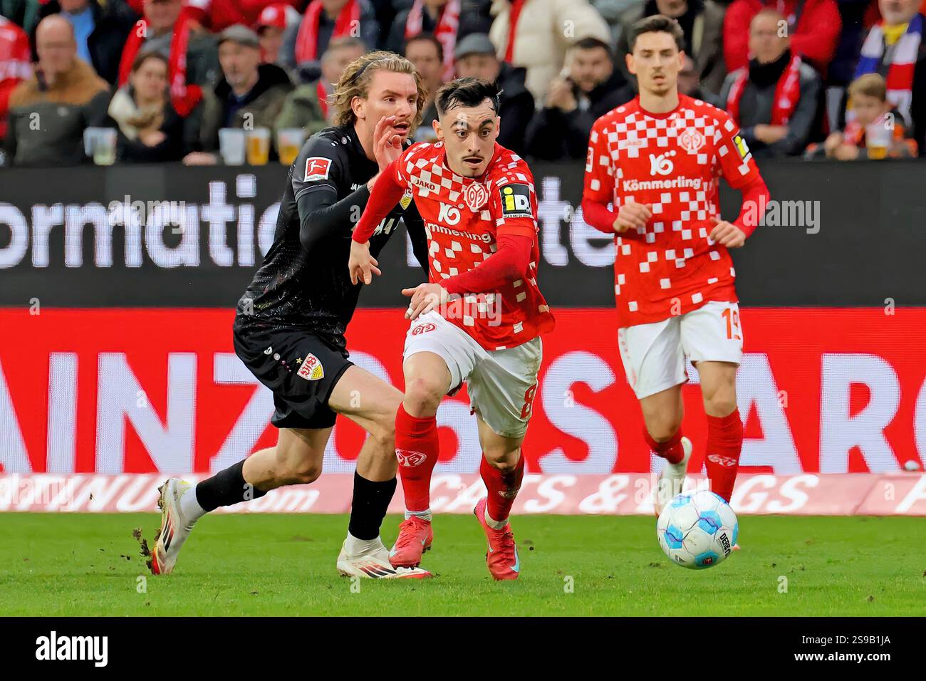 Mainz, Deutschland 25. Januar 2025: 1. BL - 2024/2025 - FSV Mainz 05 vs ...