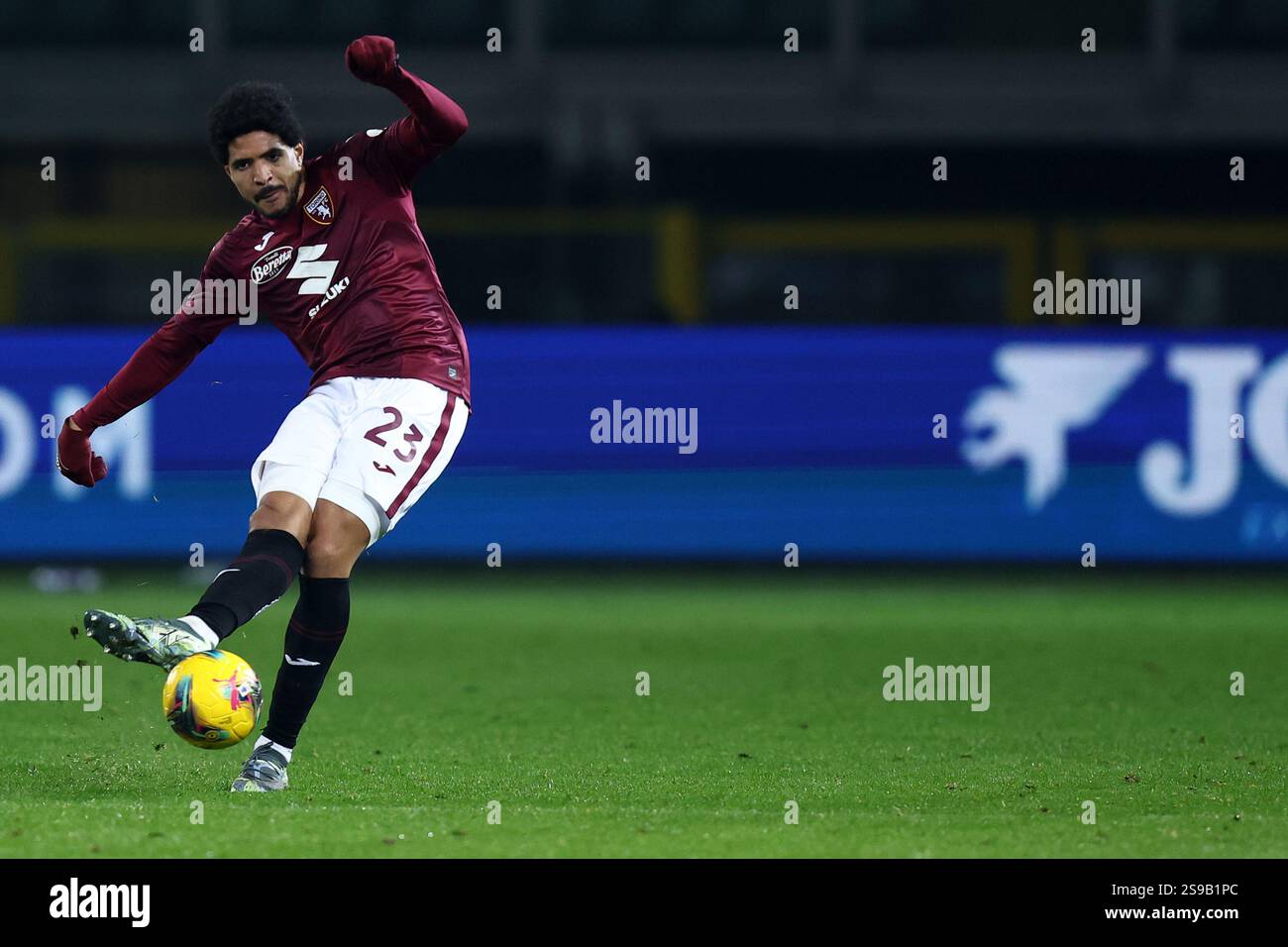 Saul Coco of Torino Fc in action during the Serie A match beetween ...
