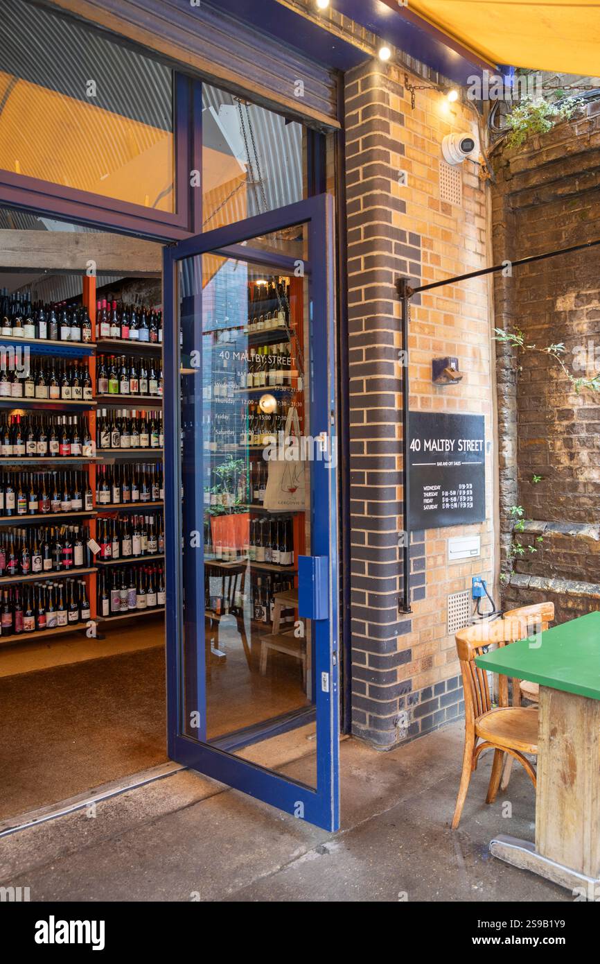 40 Maltby Street in South London, England. September, 2024. Photo ...