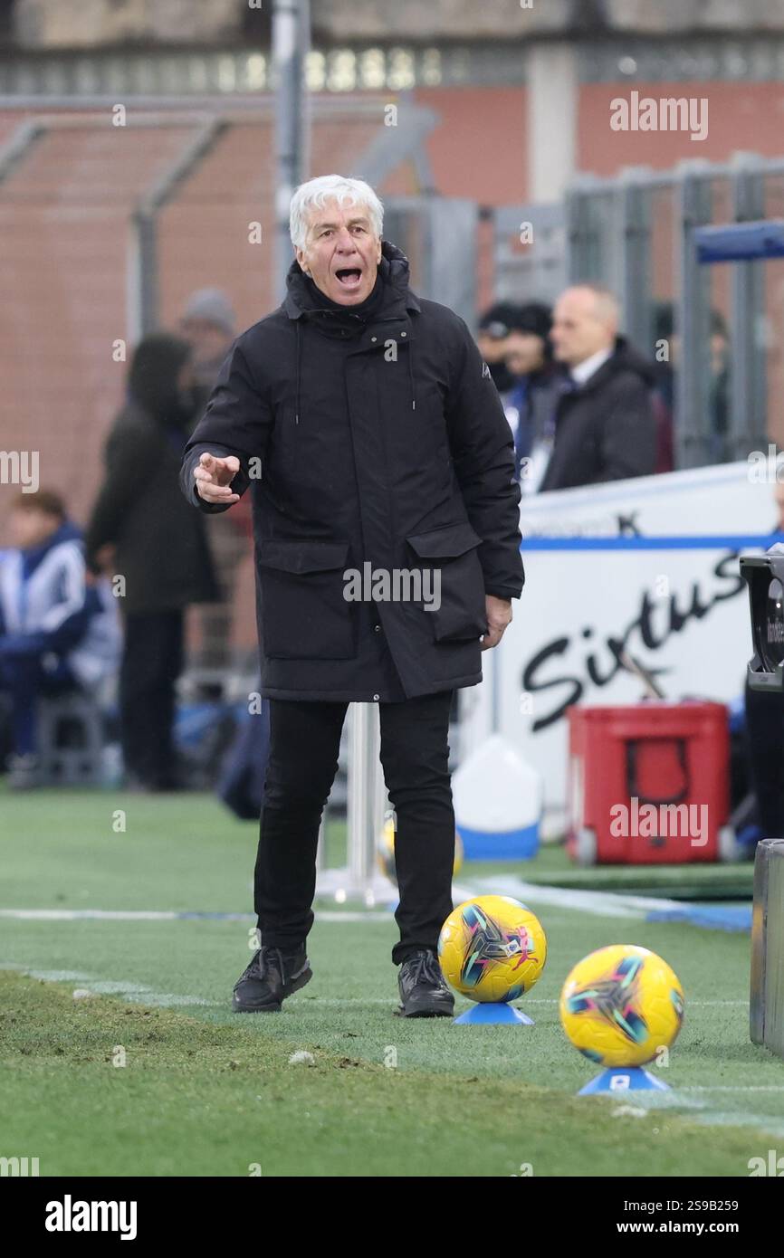 Atalanta BC's head coach Gianpiero Gasperini in action during the Serie ...