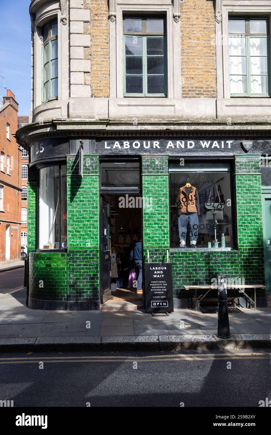 Labour and Wait on Redchurch Street in East London, September, 2024 ...