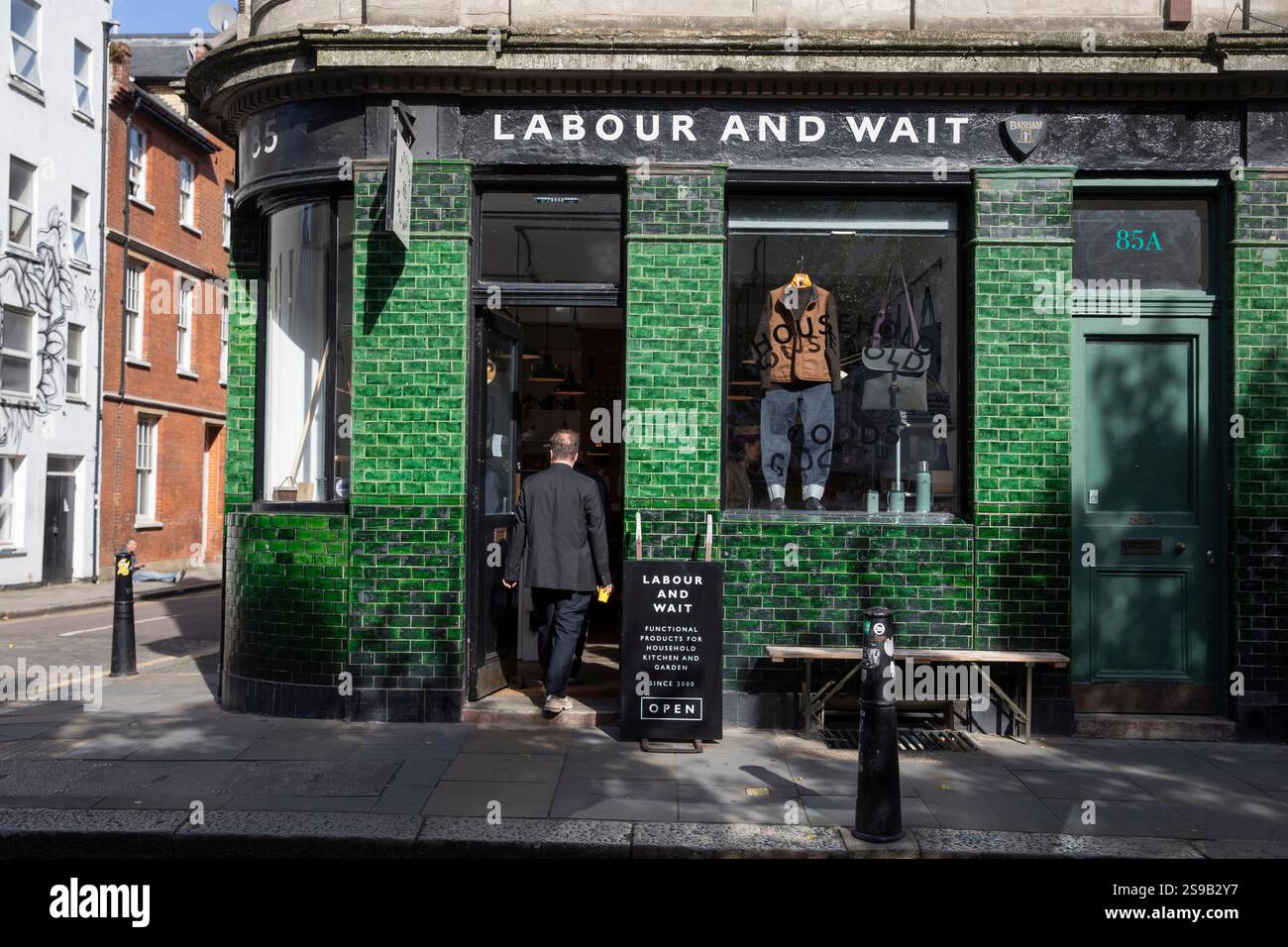 Labour and Wait on Redchurch Street in East London, September, 2024 ...