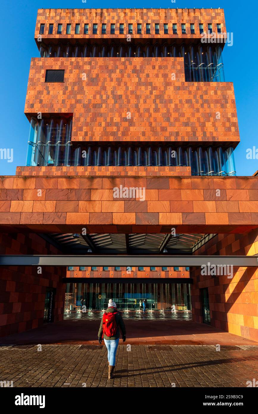 MAS Museum aan de Stroom in Antwerp, Belgium Stock Photo - Alamy