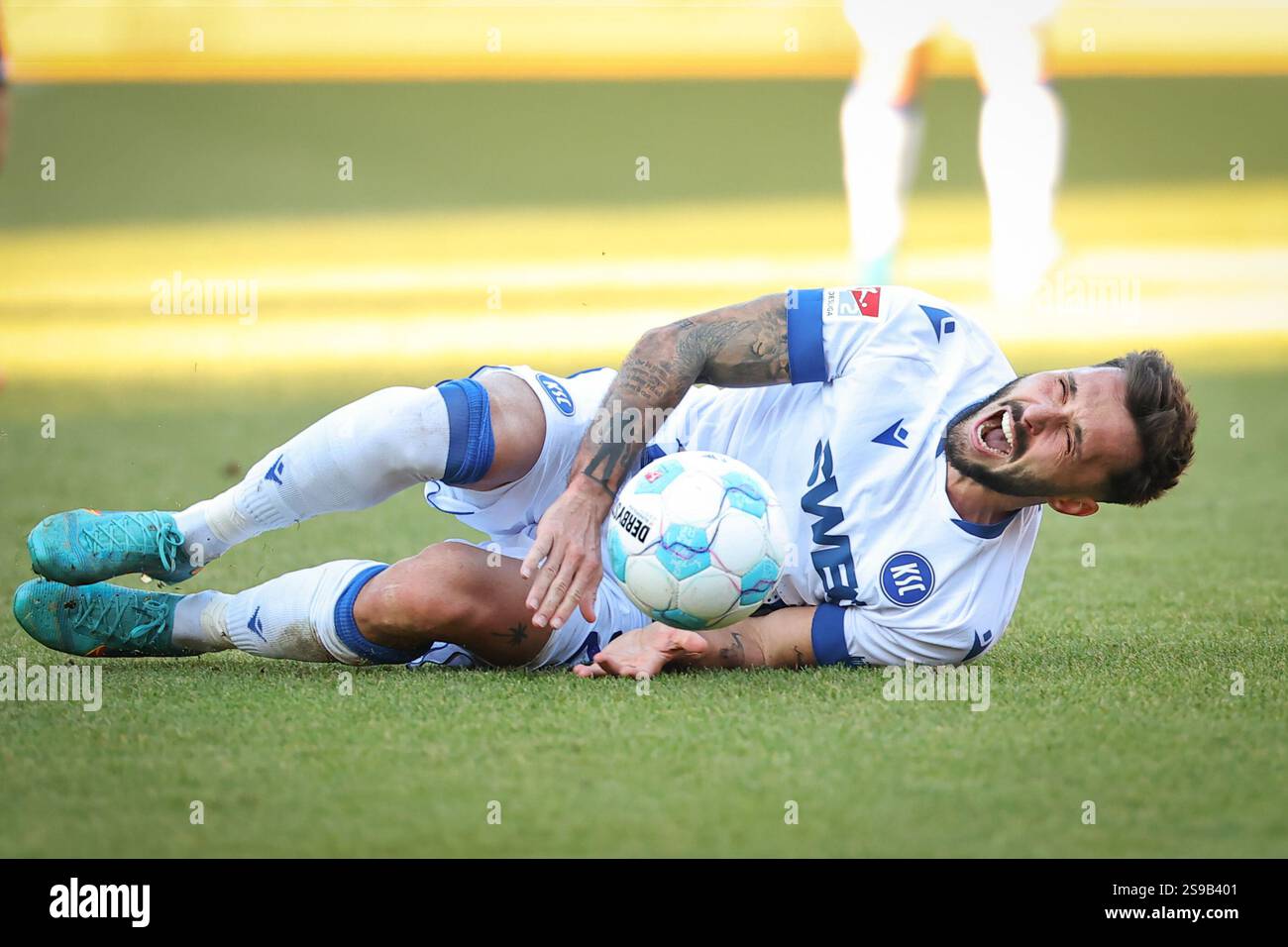 19 January 2025, Bavaria, Nuremberg: Soccer: Bundesliga 2, 1. FC ...