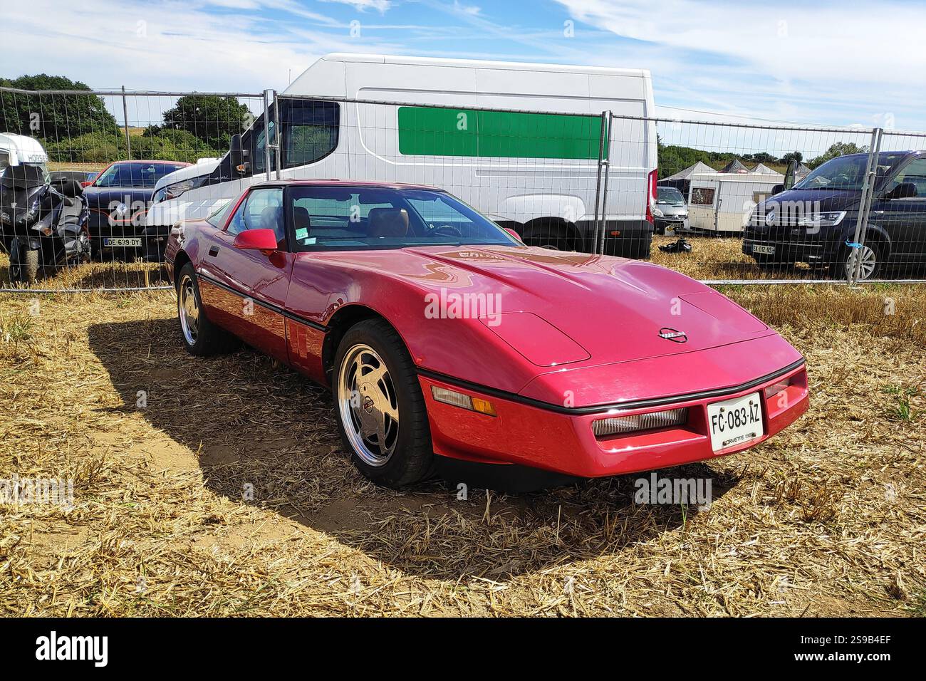 Pleyber-Christ, France - August 28 2022: The Chevrolet Corvette (C4) is ...
