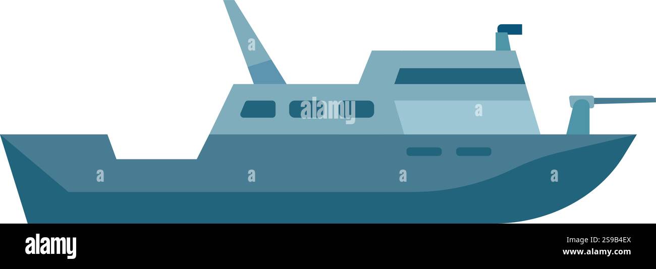 Military ship sailing on the sea, protecting national waters, ensuring ...