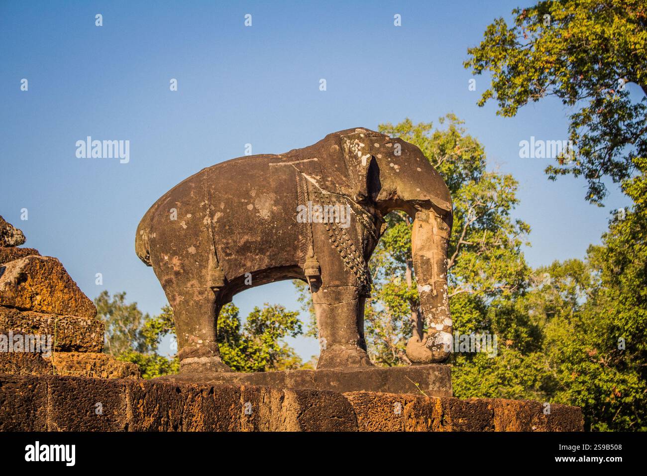 Siem reap, Cambodia, January 21, 2025 Architecture of Pre Rup temple at ...