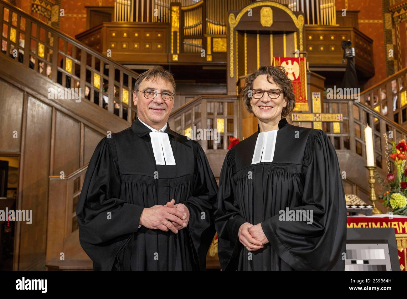 PRODUCTION - 25 January 2025, Hesse, Wiesbaden: Protestant theologian ...