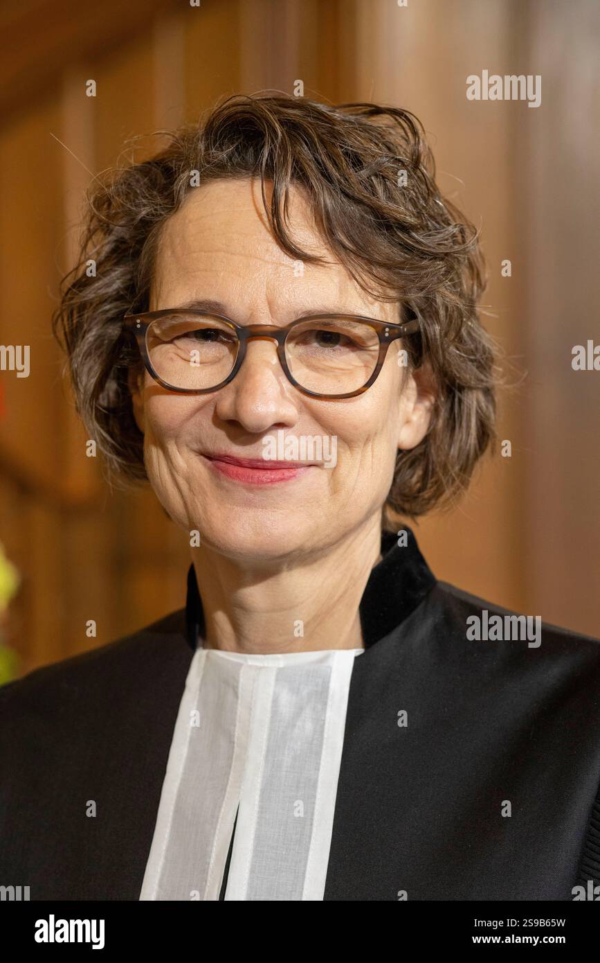 PRODUCTION - 25 January 2025, Hesse, Wiesbaden: Protestant theologian ...