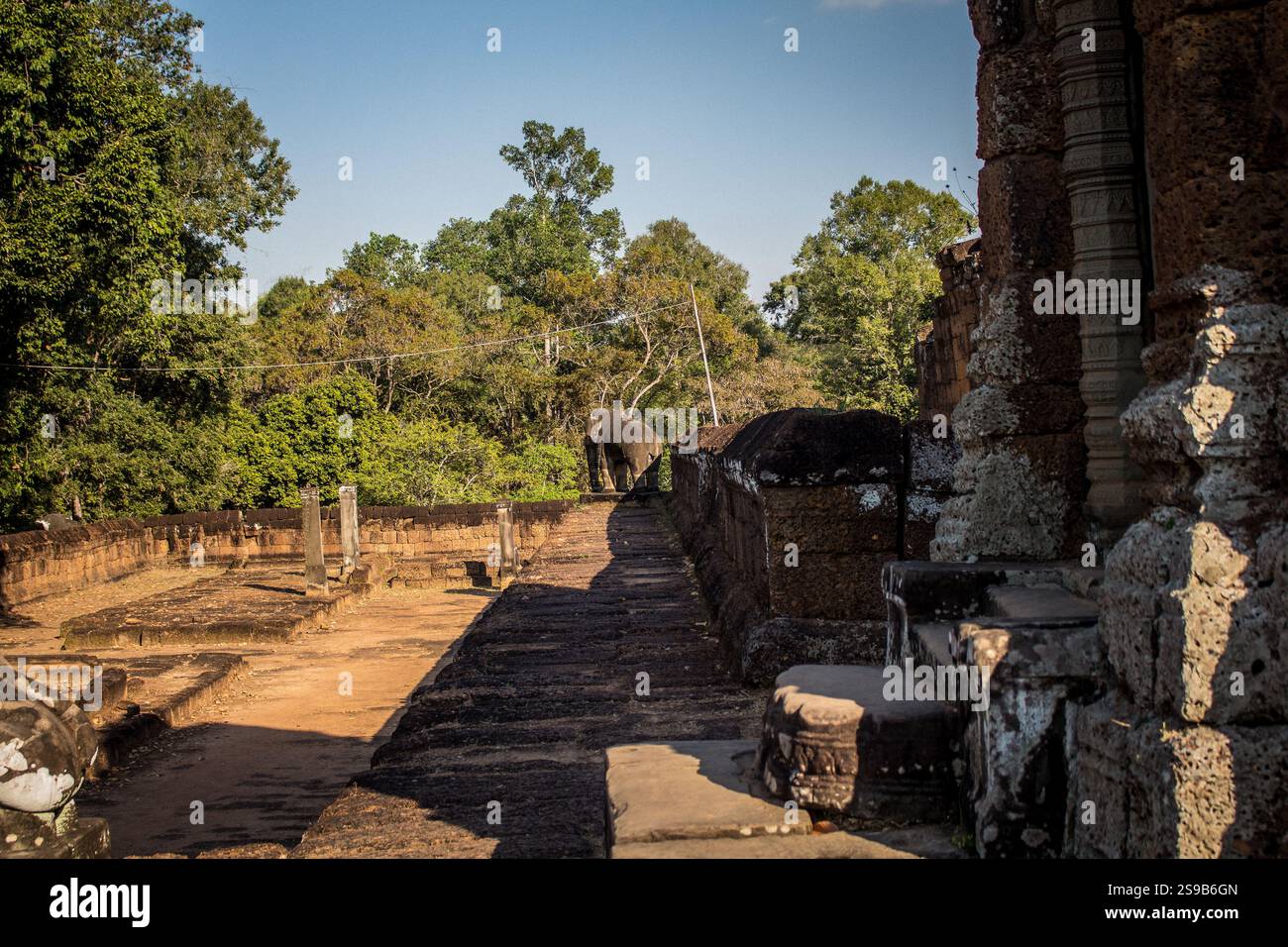 Siem reap, Cambodia, January 21, 2025 Architecture of Pre Rup temple at ...