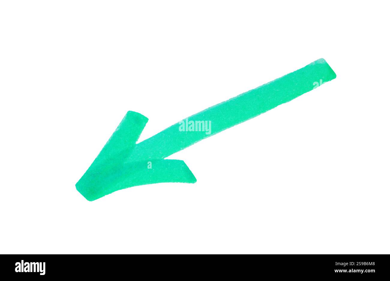 Green arrow marker Cut Out Stock Images & Pictures - Alamy