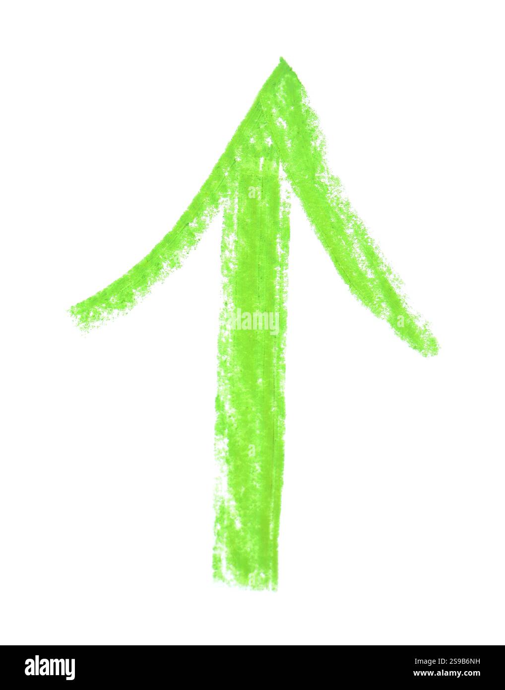 Green watercolor arrow on Cut Out Stock Images & Pictures - Alamy