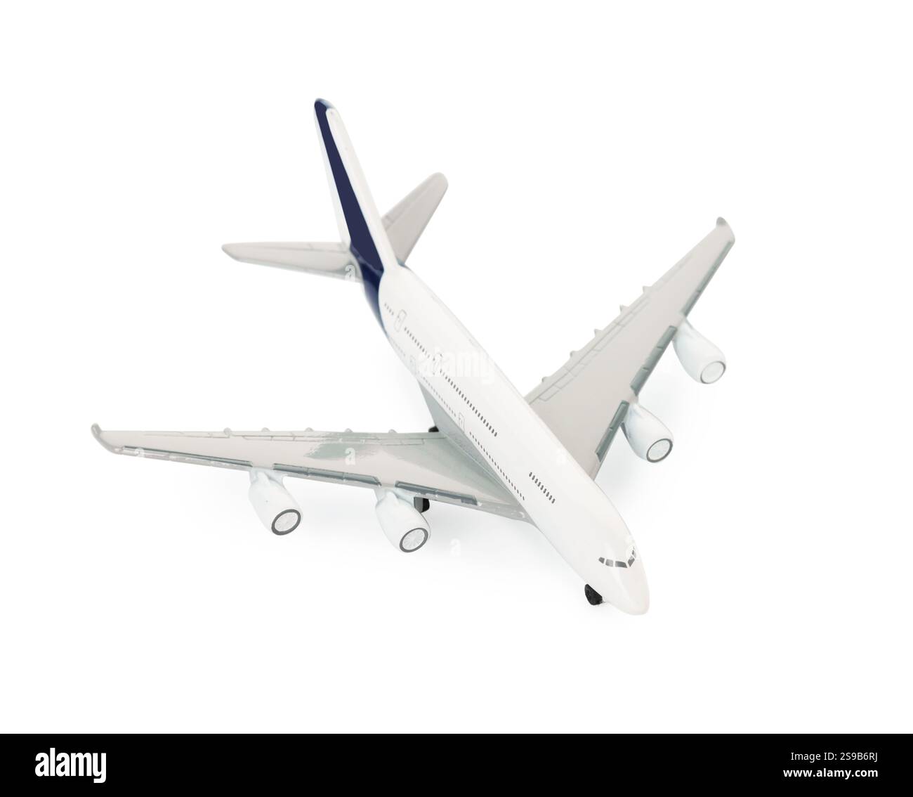 One model of plane isolated on white Stock Photo - Alamy