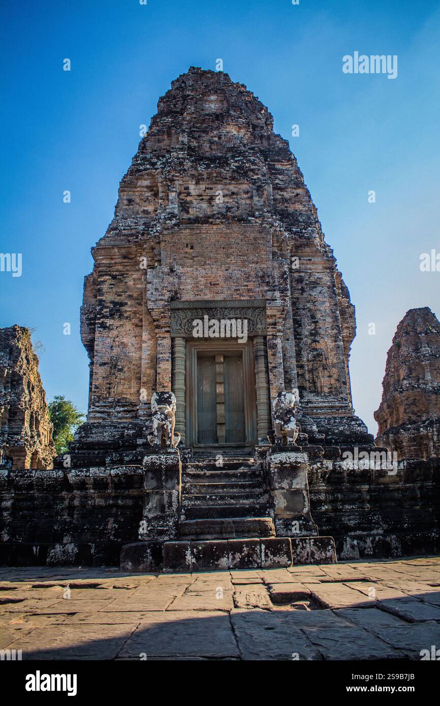 Siem reap, Cambodia, January 21, 2025 Architecture of Pre Rup temple at ...