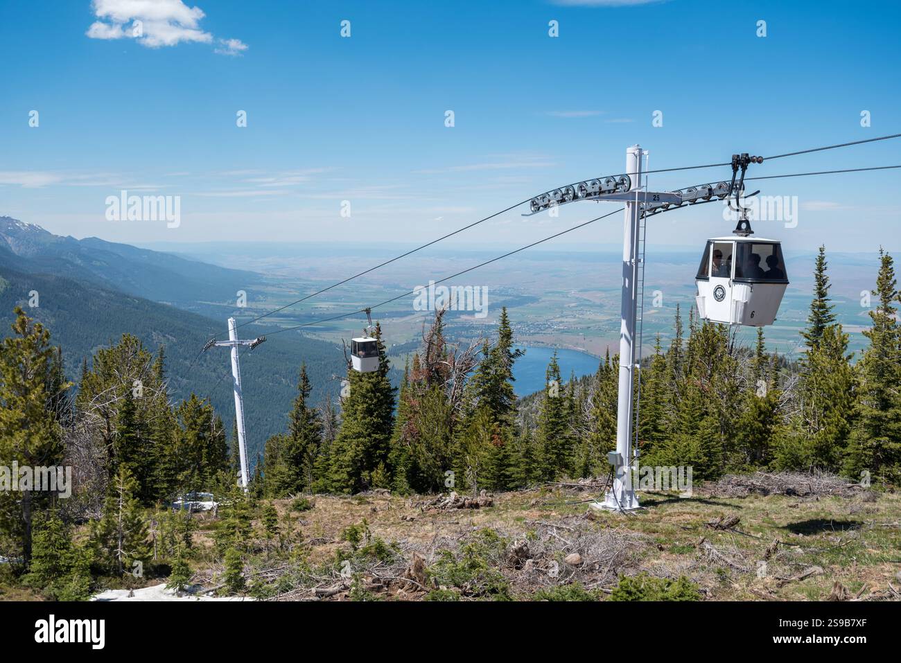 Wallowa Lake Tramway, Oregon Stock Photo - Alamy