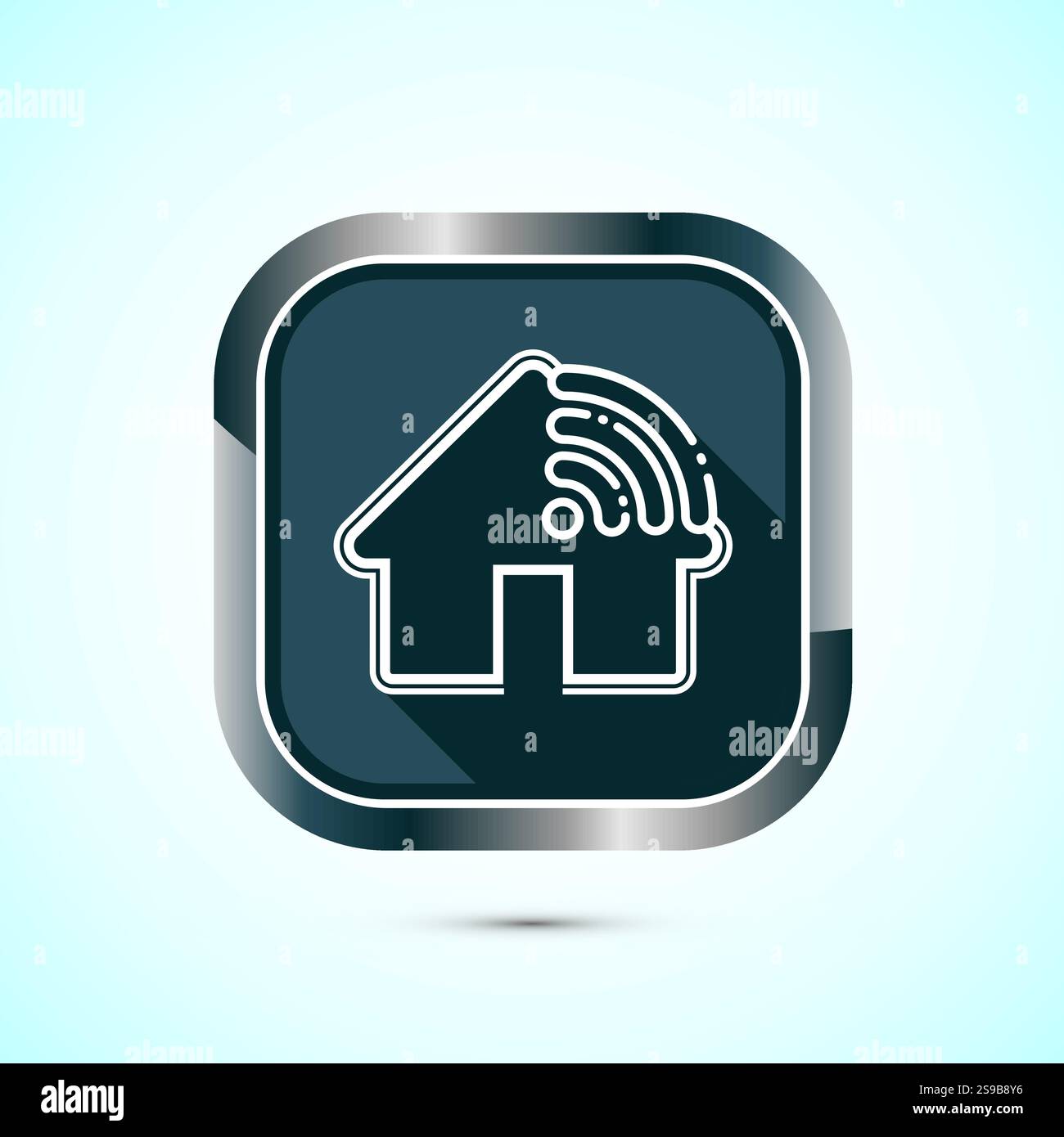 Smart house icon design illustration, Smart home technology and ...