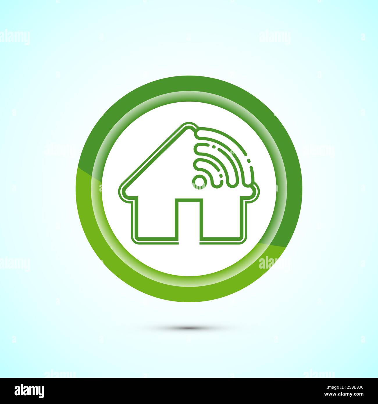 Smart house icon design illustration, Smart home technology and ...