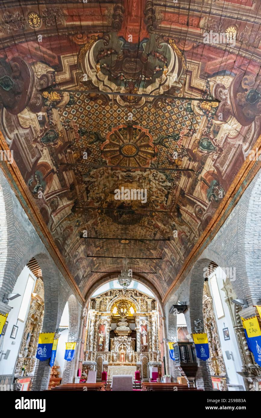 scenographic painting, on the roof representing the Assumption of the ...