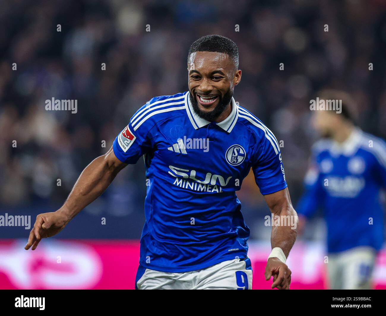 Tor, Torjubel, zum 3:0 durch Moussa Sylla (FC Schalke 04, #9, GER, FC ...