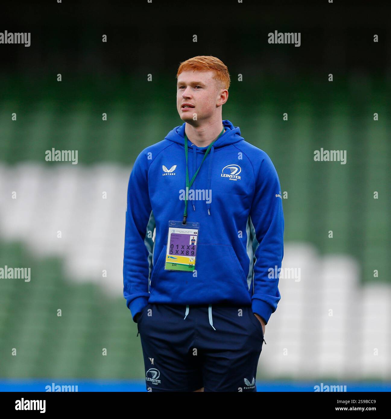 25th January 2025; Aviva Stadium, Dublin, Ireland; United Rugby ...