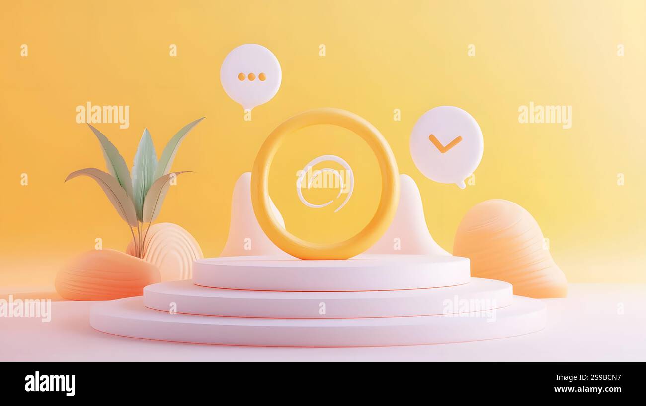 Minimal and Simple Design of Conversation Chat Bubbles in White and ...