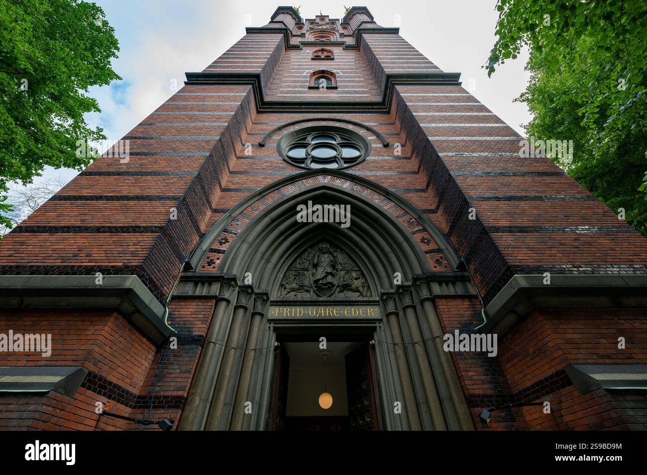 Old Sta Clara kyrka, church with tallest bell tower in Sweden Stock ...