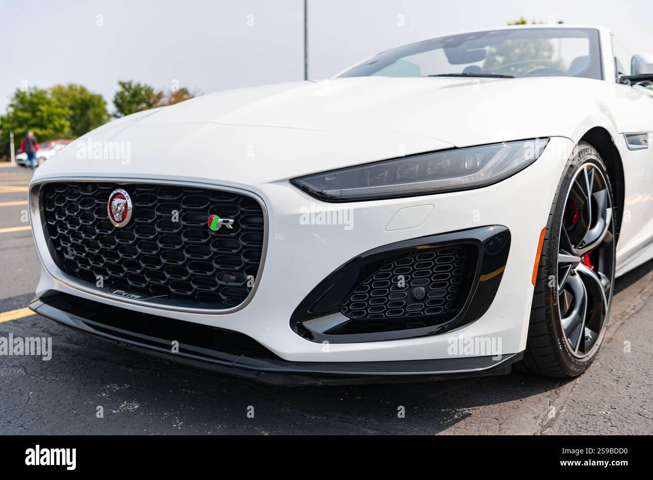 Chicago, Illinois, USA - September 08, 2024: Jaguar F-TYPE R75 AWD ...
