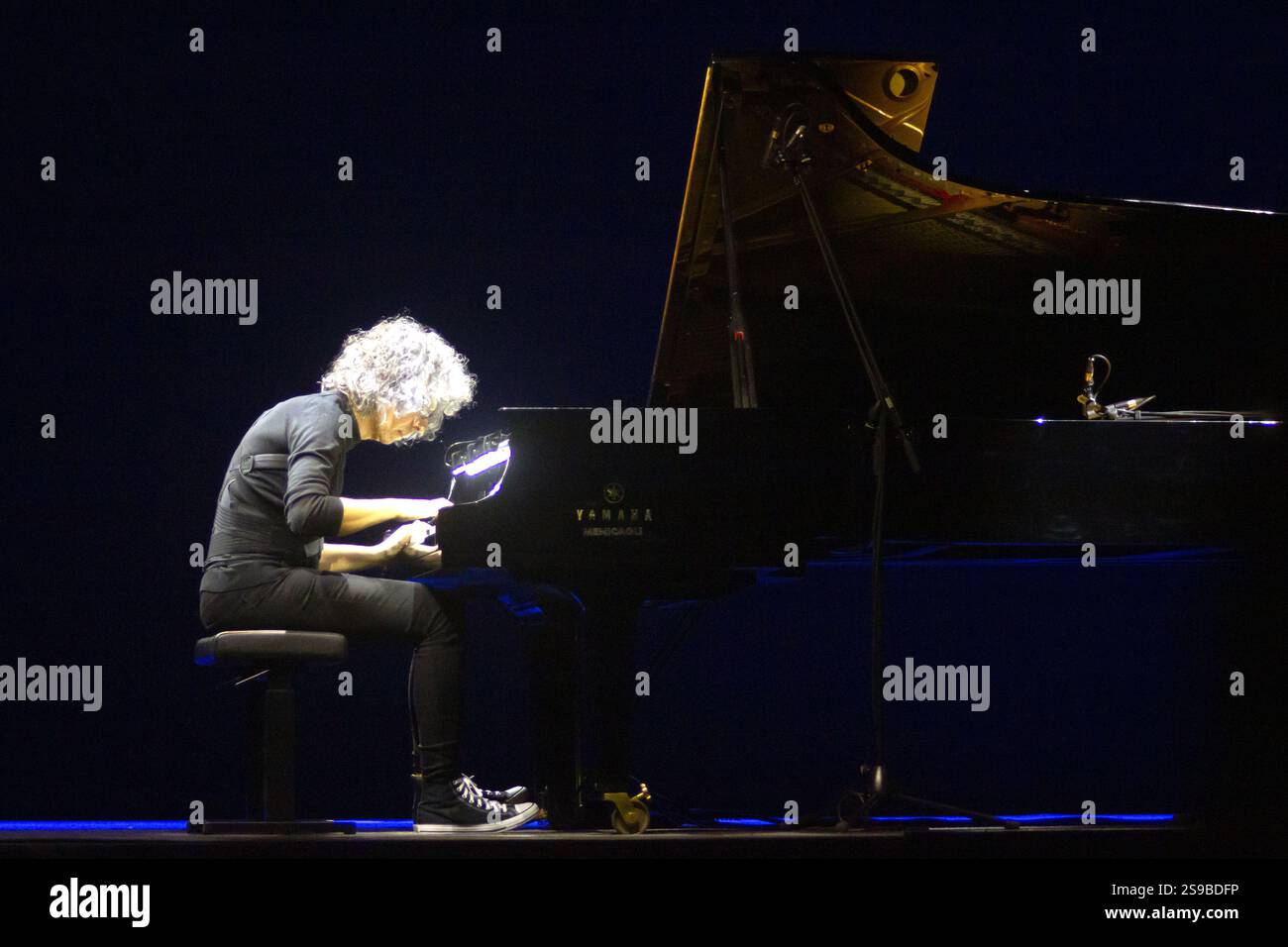 Giovanni Allevi performs during his Piano Solo Tour at Gran Teatro Geox ...