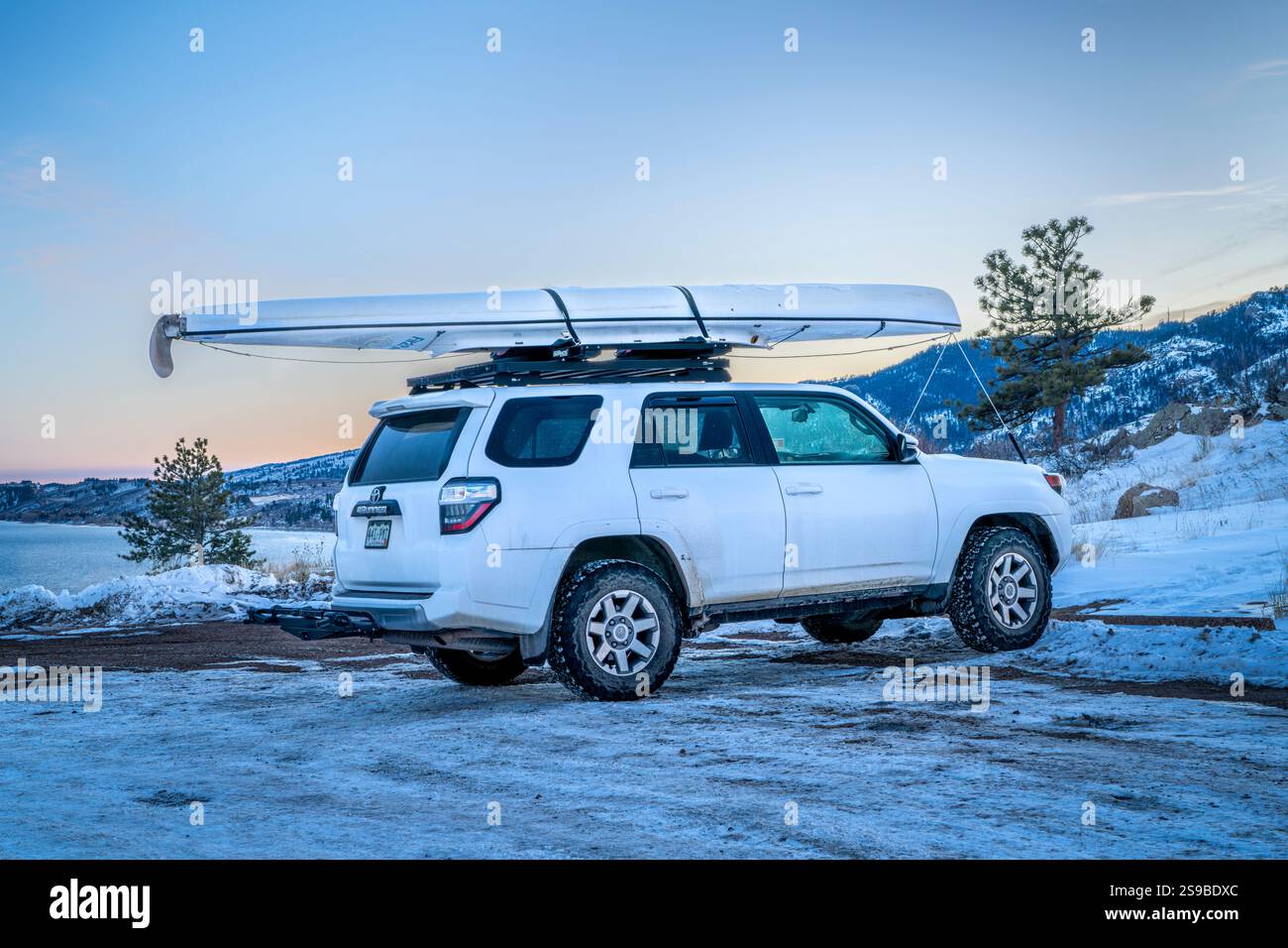 Fort Collins, CO, USA - January 23, 2025: Toyota 4Runner SUV with ...