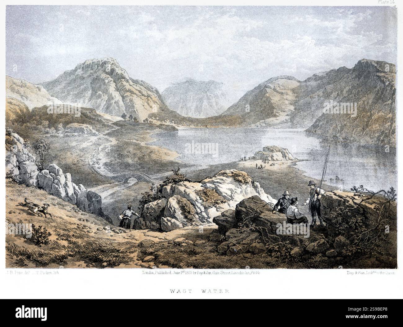 Victorian angling paintings hi-res stock photography and images - Alamy