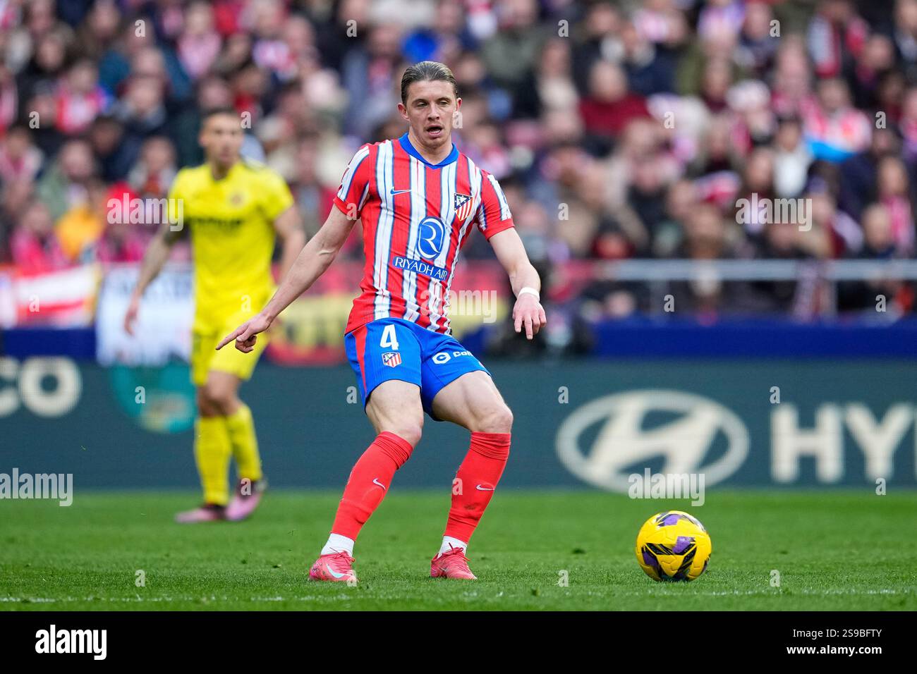 Conor Gallagher of Atletico de Madrid in action during the Spanish ...