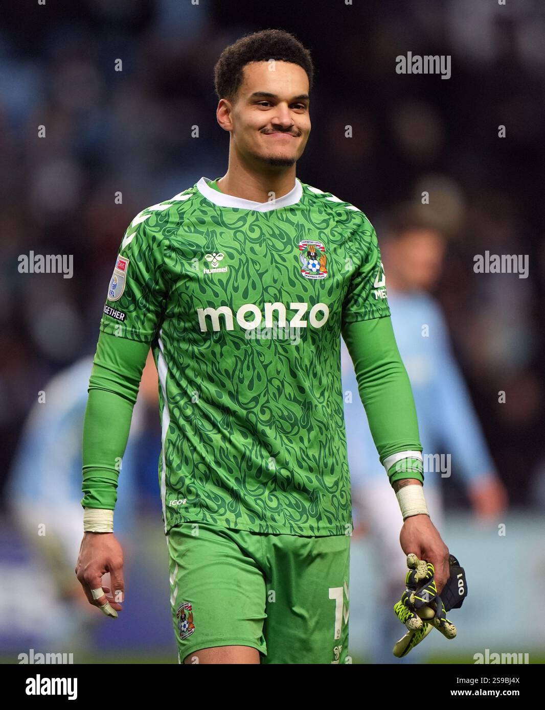 Coventry City goalkeeper Oliver Dovin after the Sky Bet Championship ...