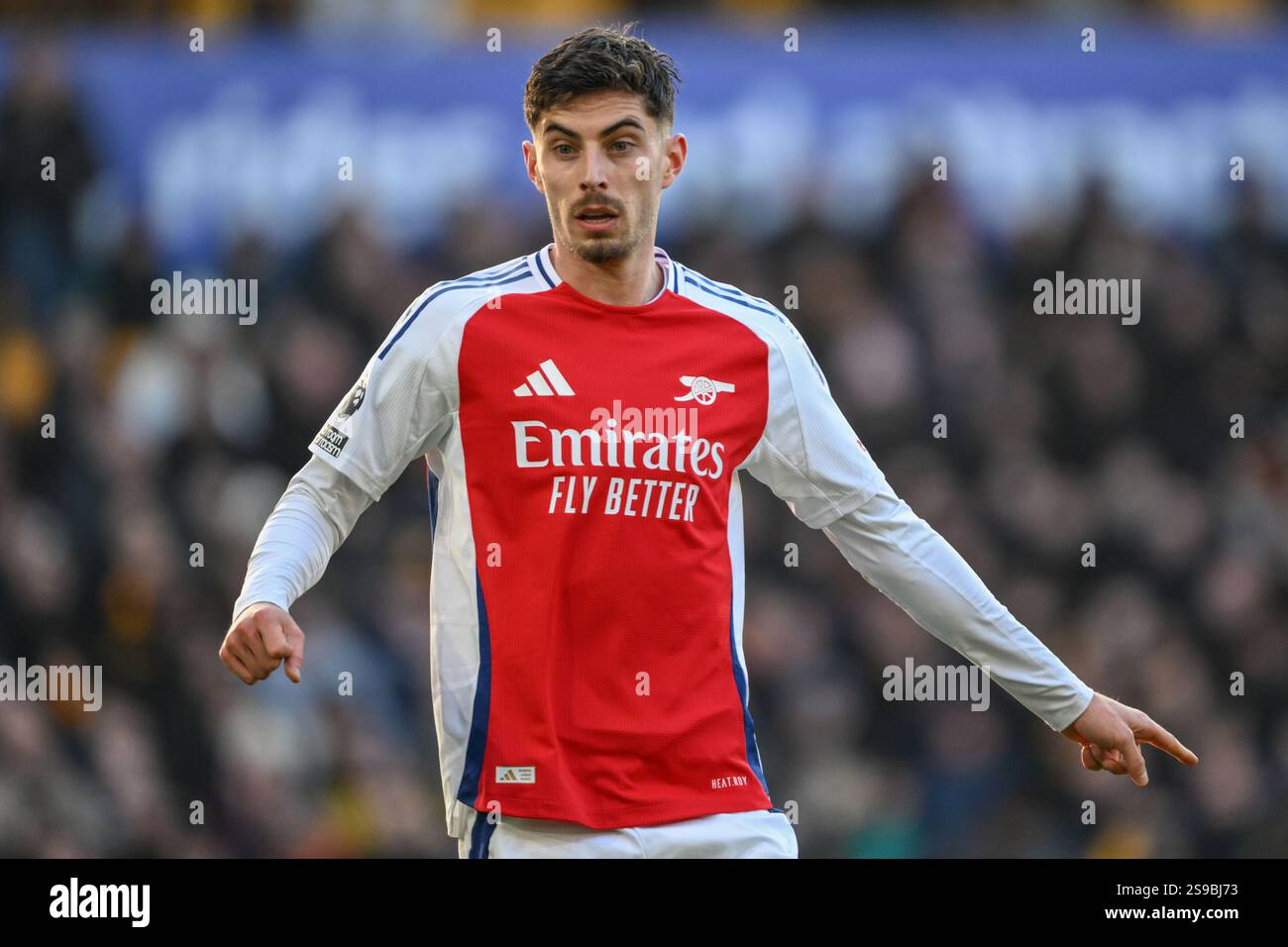 Kai Havertz of Arsenal during the Premier League match Wolverhampton ...