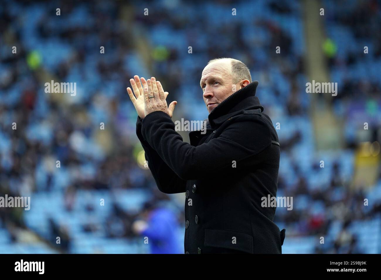 Former Coventry City player Andy Morrell at half time during the Sky ...