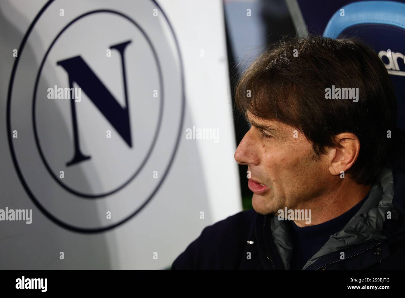 Antonio Conte head coach of SSC Napoli during the Serie A football ...